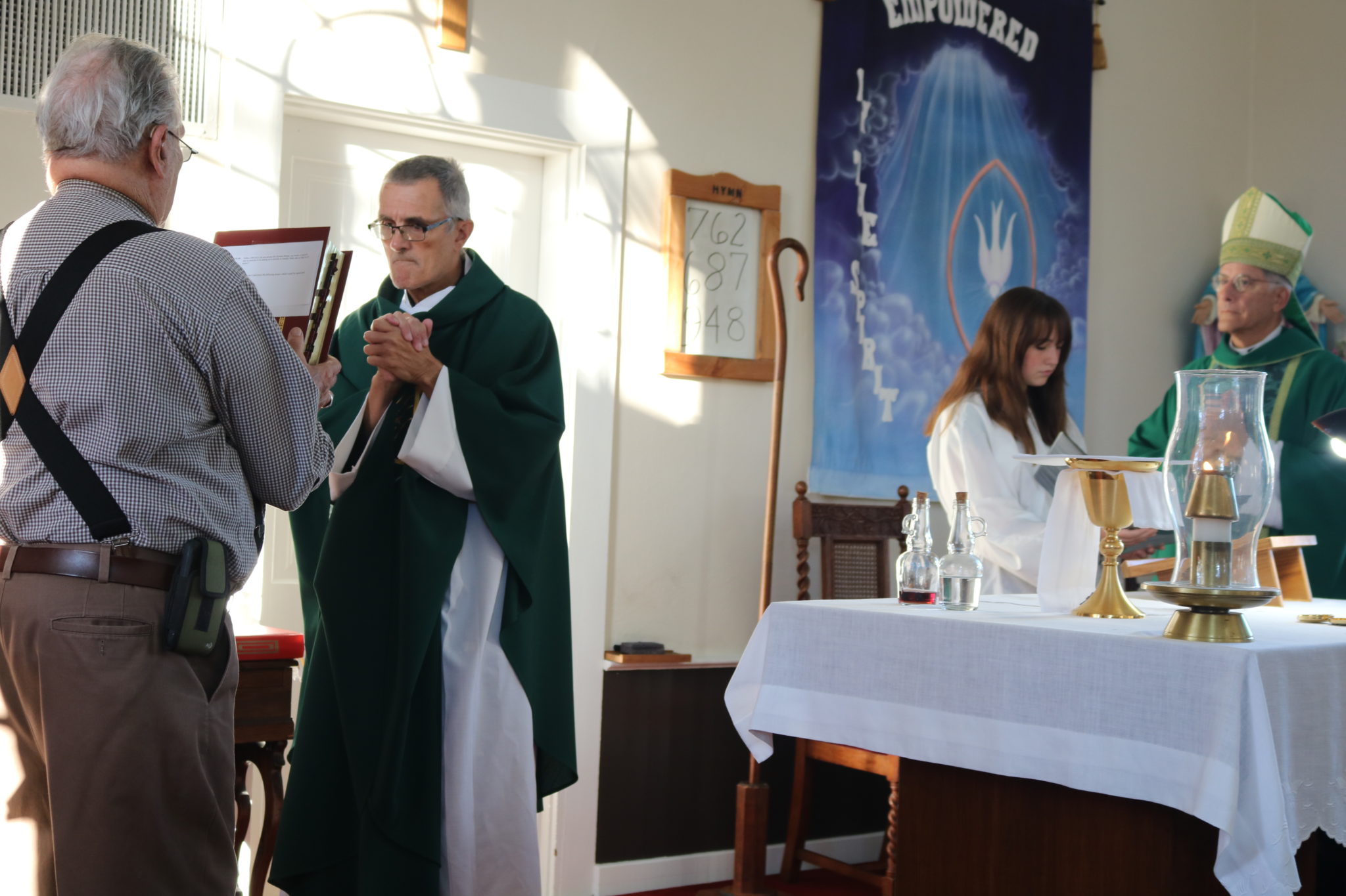 Featured photo...Double installation of Father Lincoln Dall ...