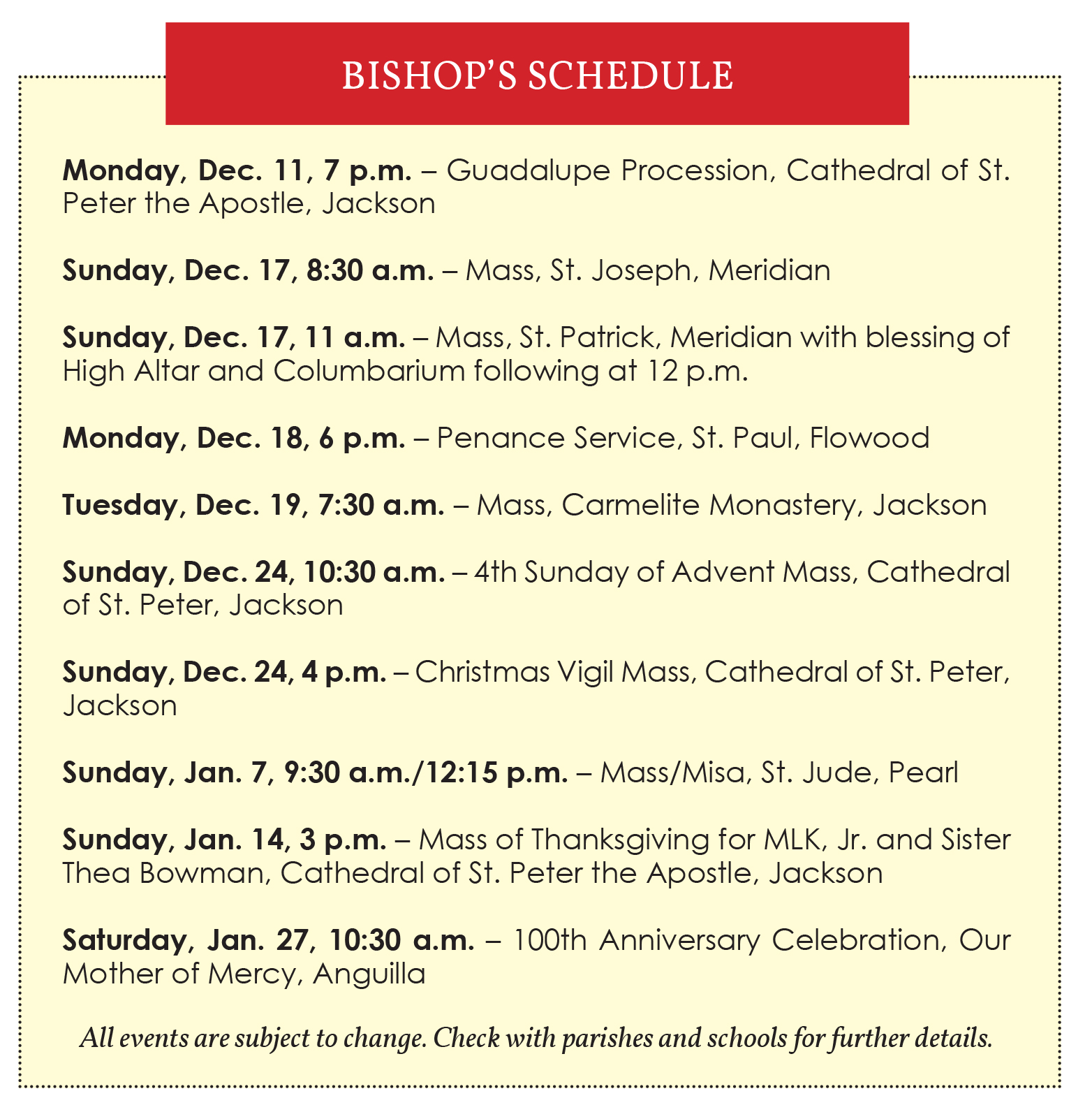 Maranatha – longing and vision for Advent season - Mississippi Catholic