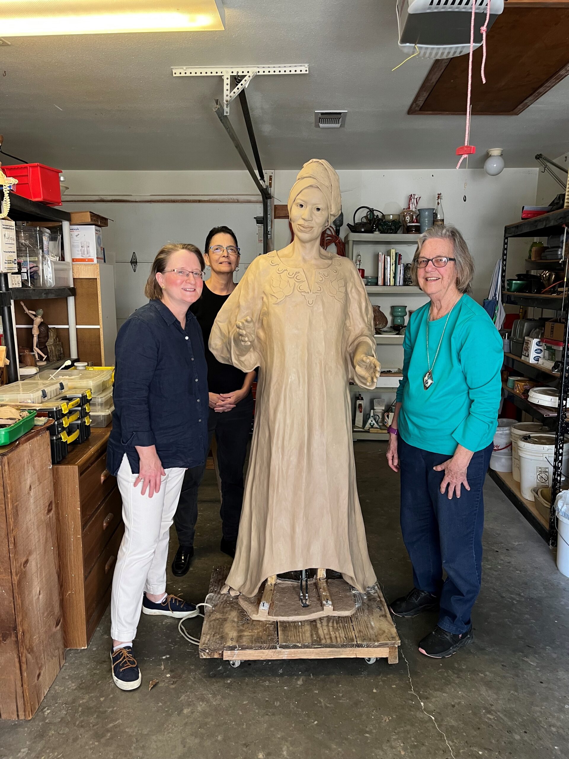 Sister Thea in bronze - Mississippi Catholic
