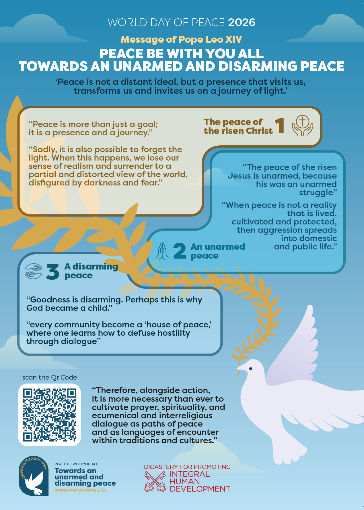 Pope urges people to protect, cultivate even smallest signs of peace ...